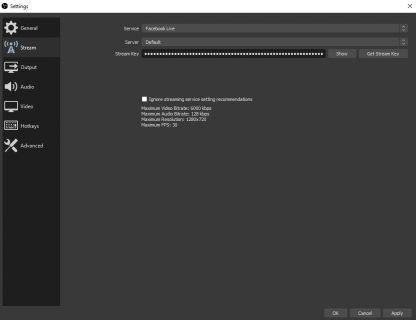How to LiveStream to Facebook Live using OBS Studio - OTTVerse